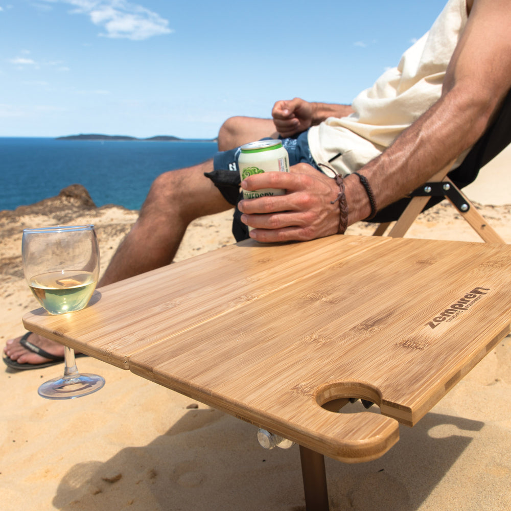 Zempire Kitpac Spike - Bamboo Camping Table – Zempire AU
